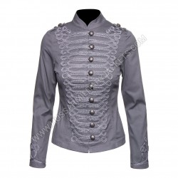 Men Hussar Military Jacket Victorian Inspired Steampunk Jacket