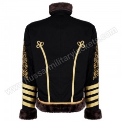 Napoleonic Hussars Uniform Military Style Tunic Pelisse Jimi Hendrix Jacket