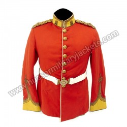 British Officer Red Army Wool Uniform Dress Tunic Jacket