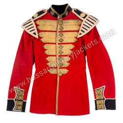 British Officer Red Army Wool Uniform Dress Tunic Jacket