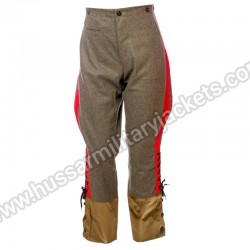 WW2 Repro German General Stone Gray Gabardine Breeches