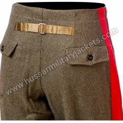 WW2 Repro German General Stone Gray Gabardine Breeches